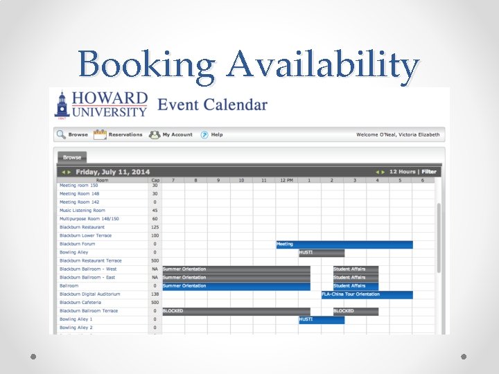 Events Management System EMS Scheduling Events in Blackburn