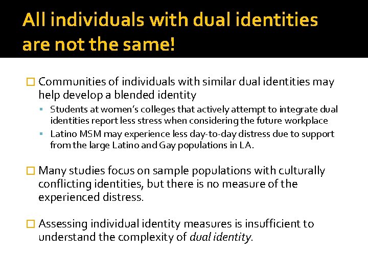 Dual Identity Distress DID Structural Scale Validation Charisse