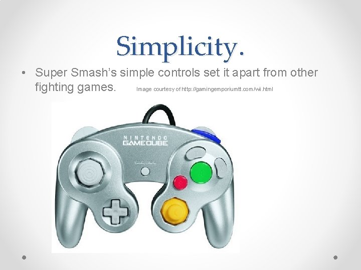 Super Smash Bros Melee A Presentation For the