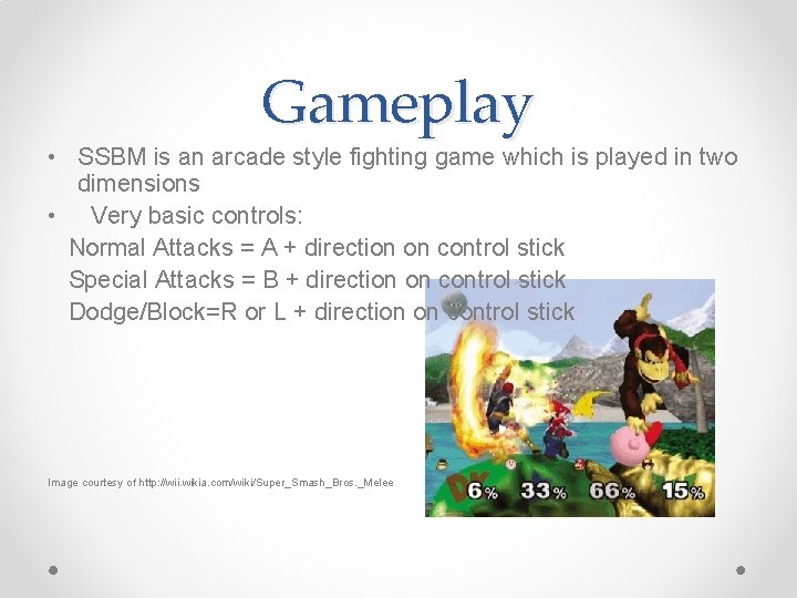 Super Smash Bros Melee A Presentation For the