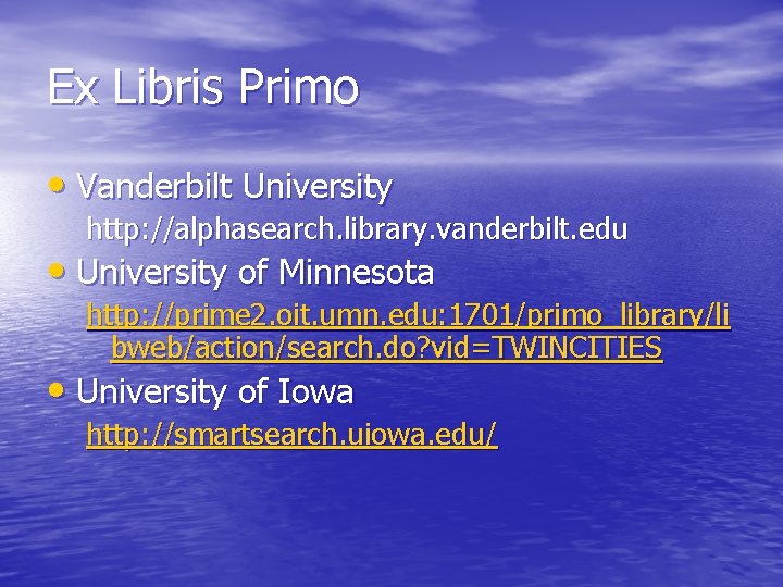 The Current State and Future Directions of Library