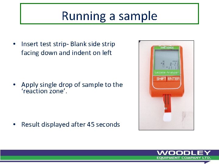 The Edge Handheld Lactate Analyser Rachel Hilton Dip