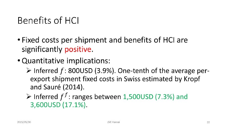 Invoice Currency and Frequency of Import Transaction Kazunobu