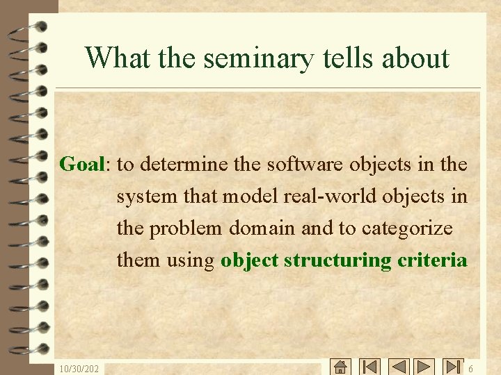 COMET software life cycle process model Object and