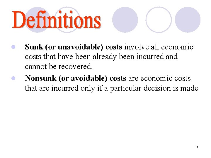 Lecture 11 b Costs and Cost Minimization Lecturer