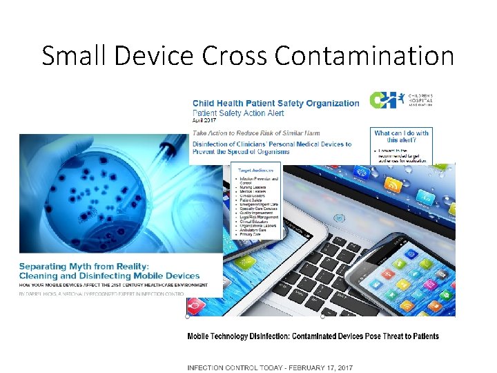 Addressing Cross Contamination with Handheld Devices Small Device