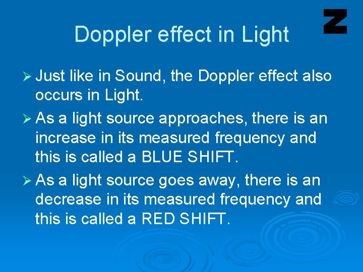 The Doppler Effect Pg 503 Bell Ringer What