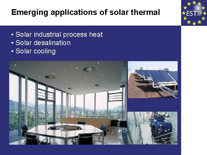 Solar Thermal abundant energy for heating and cooling