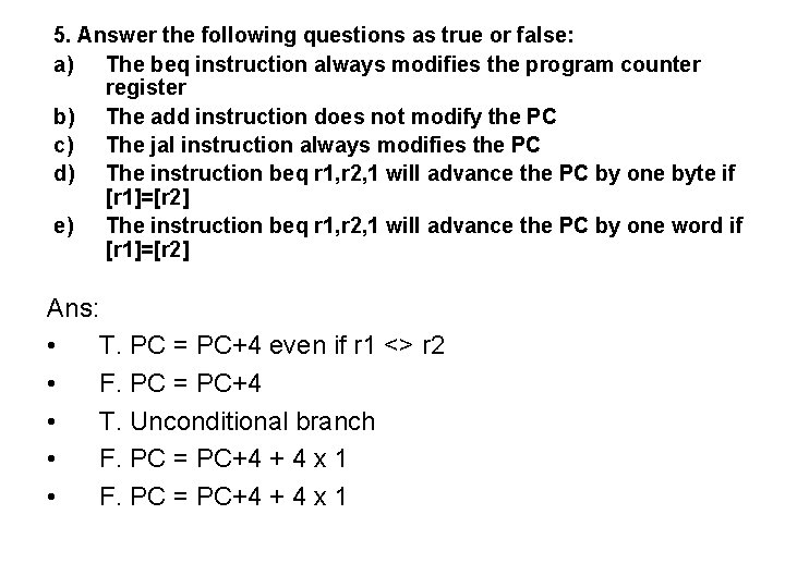 1 a b Given the importance of registers