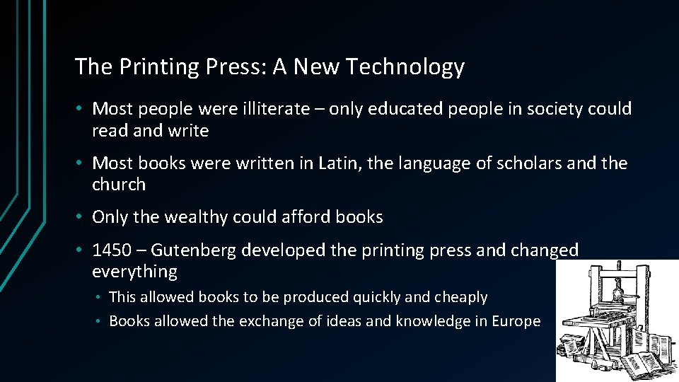 The Spread of Ideas How were ideas spread