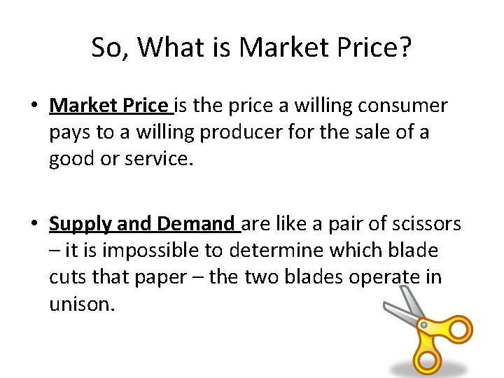 Markets Equilibrium Price How Do You Know When