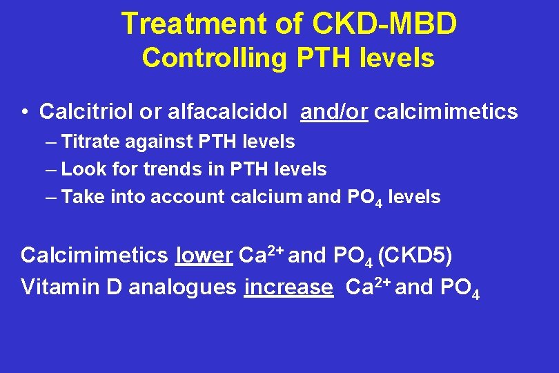 Renal bone disease Professor Mike Stone University Hospital