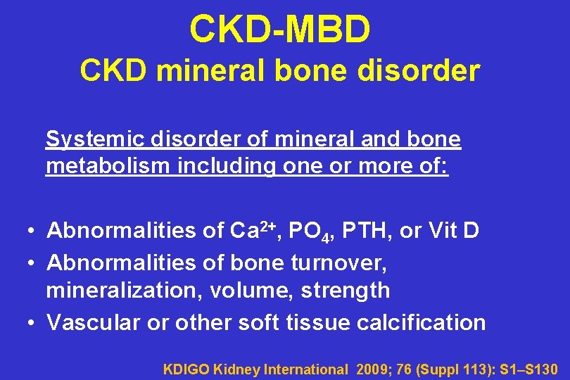 Renal bone disease Professor Mike Stone University Hospital