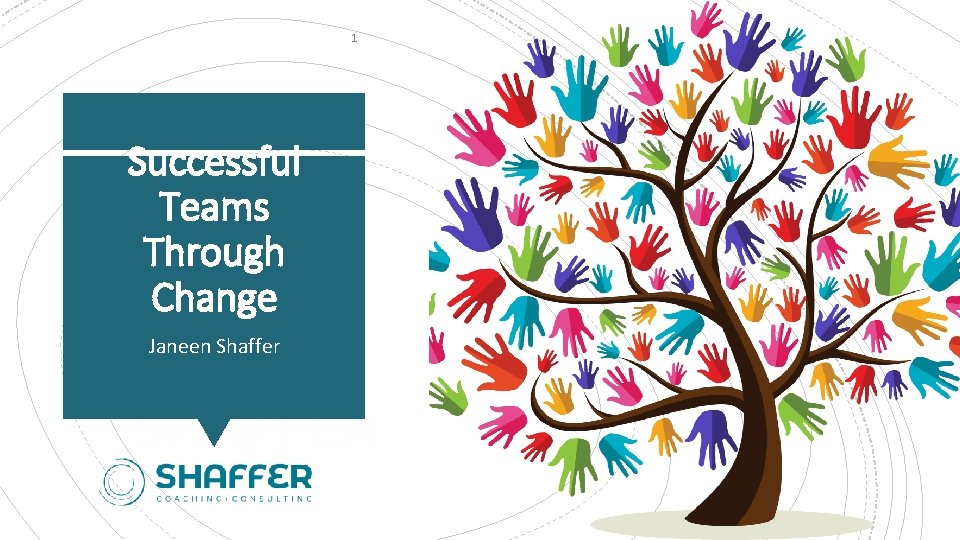 1 Successful Teams Through Change Janeen Shaffer What