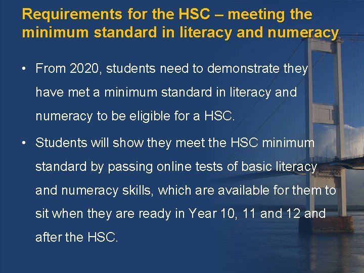 Year 10 Subject Selection Evening HSC Requirements Question