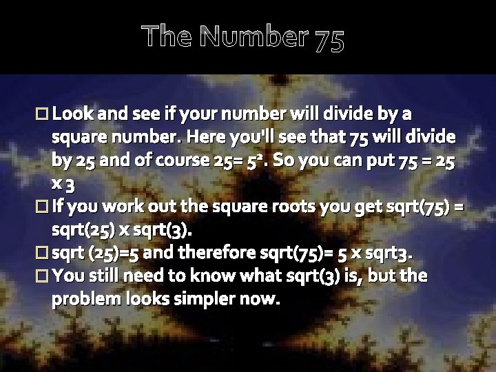Square Root By David Guerrero How it works