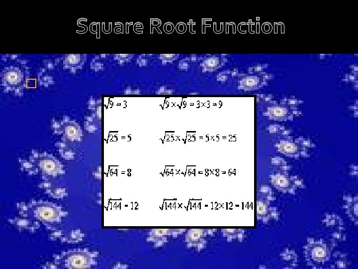 Square Root By David Guerrero How it works