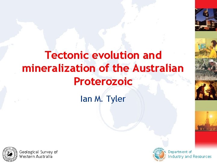 Tectonic evolution and mineralization of the Australian Proterozoic