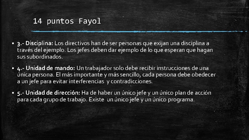 Fayol y el Fayolismo Observacin La Administracin clsica