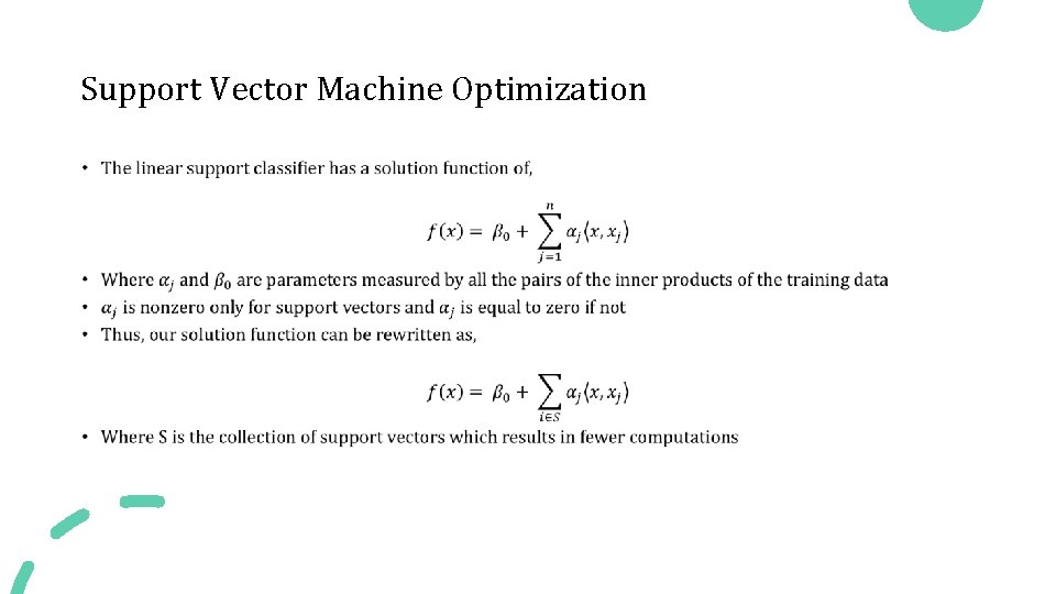 Support Vector Machine By Alexy Skoutnev Mentor Milad