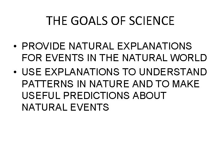 WHAT IS SCIENCE 1 1 BIOLOGY SCIENCE IS