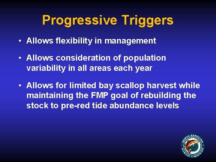 Bay Scallop FMP Draft Amendment 1 Investigating Adaptive