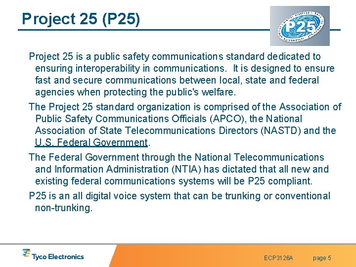 P 5130 Portable Radio Users Guide for York