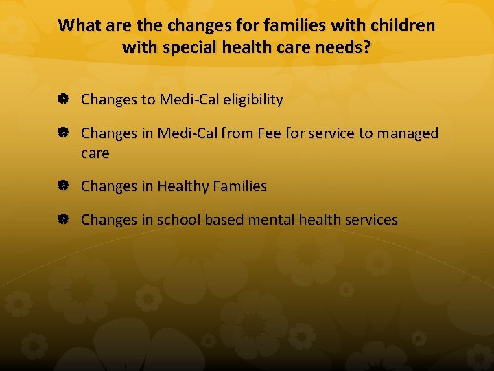 What you need to know about changes to