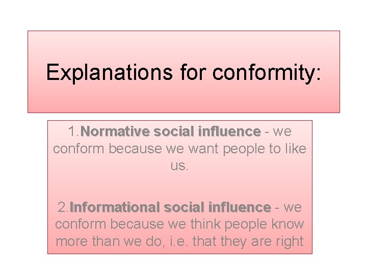 Social Psychology the social approach Assumption 1 Social
