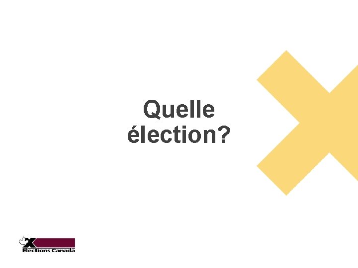 Quelle lection Questions cls Quels types dlections y