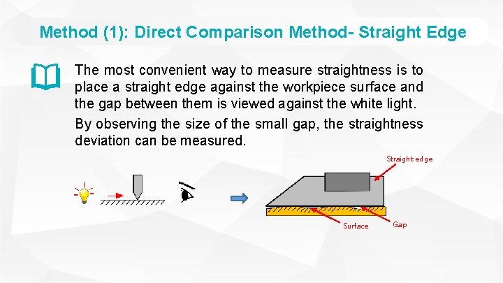 SECTION 4 2 STRAIGHTNESS MEASUREMENT Straightness Measurement is