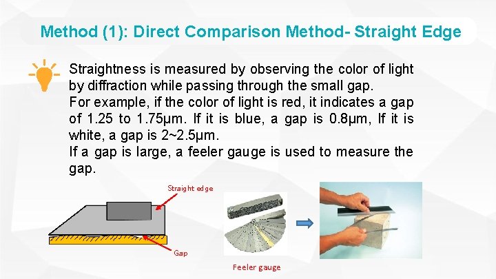 SECTION 4 2 STRAIGHTNESS MEASUREMENT Straightness Measurement is