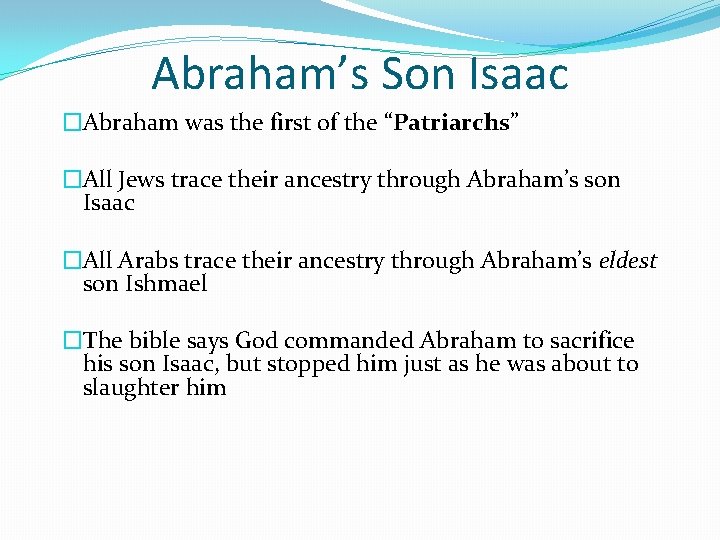 World Religions 3106 Unit I Judaism Handouts Fast