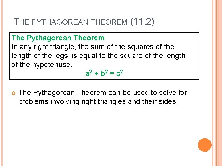 RADICAL EXPRESSIONS AND EQUATIONS Chapter 11 INTRODUCTION We