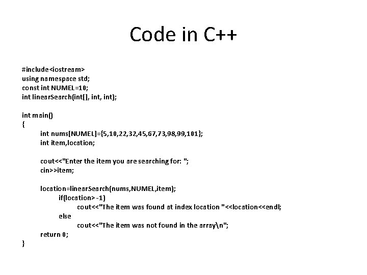 CAPTER 6 SEARCHING ALGORITHM WHAT IS SEARCHING Process