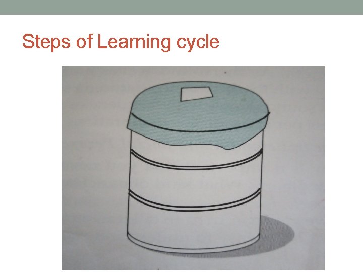 LESSON TO MEET THE LEARNING CYCLE APPROACH By