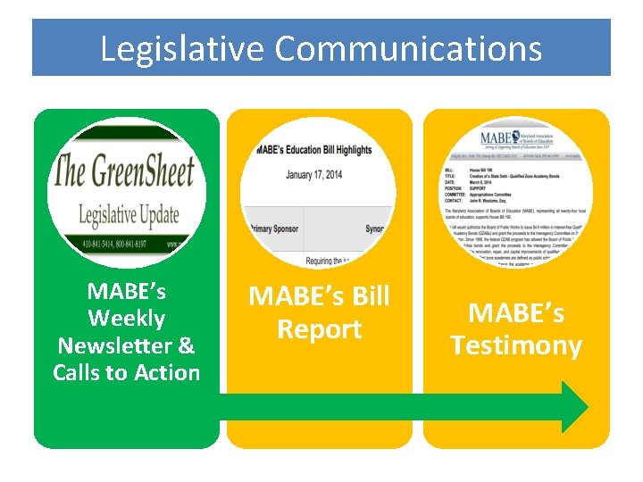 MABEs Legislative Process Preview of the 2016 Session