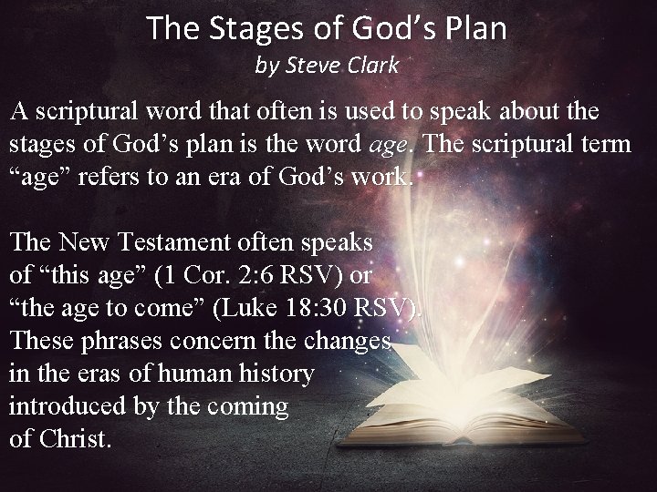 Week 6 Scripture Study Listening to Study Gods