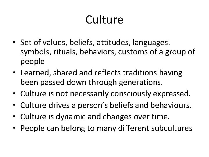 Health Varies Based on Cultural Background Culture Set