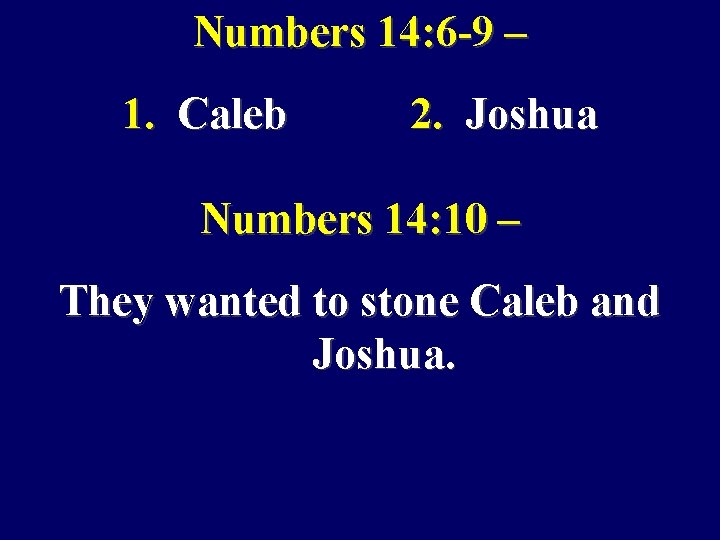 Lesson 5 The Book of Numbers Scriptures in