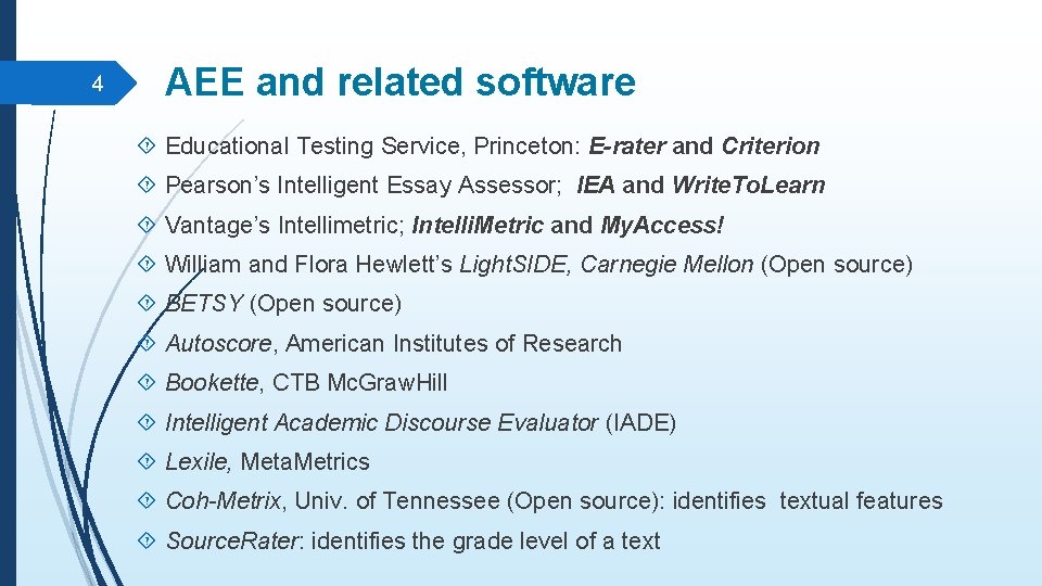 Automated Essay Evaluation and feedback systems Are they