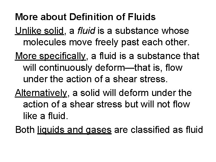 Fluid Mechanics Chapter One Introduction Dr Amer Khalil