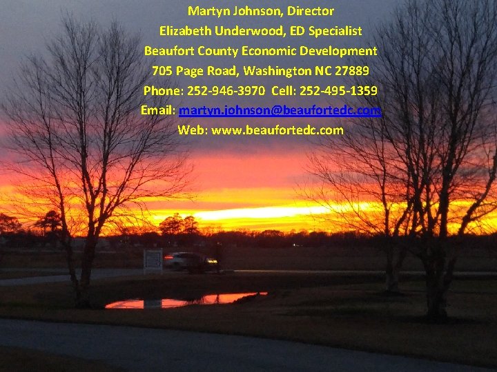 BCED Directors Economic Development Update Committee of 100