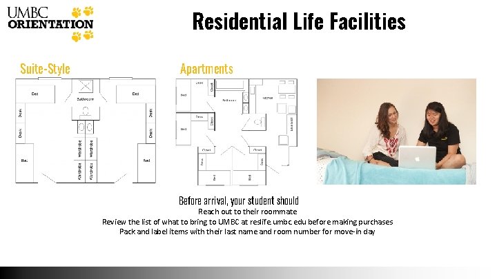 Life at UMBC On Off Campus The UMBC