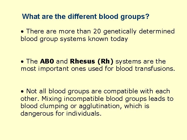 The Blood Group Systems Unit 3 Forensics History