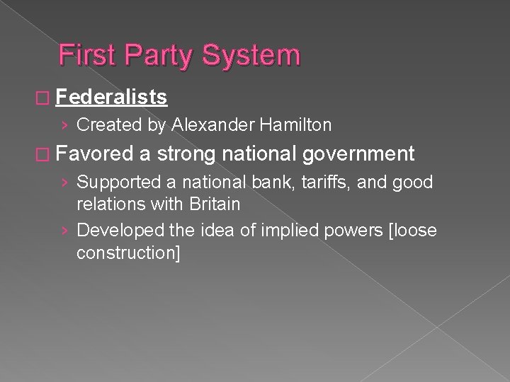 The Constitution and the New Republic 1787 1800