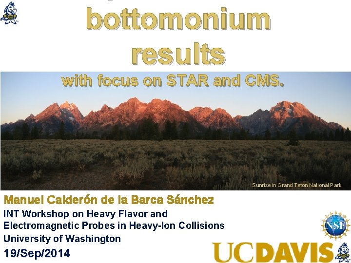 bottomonium results with focus on STAR and CMS