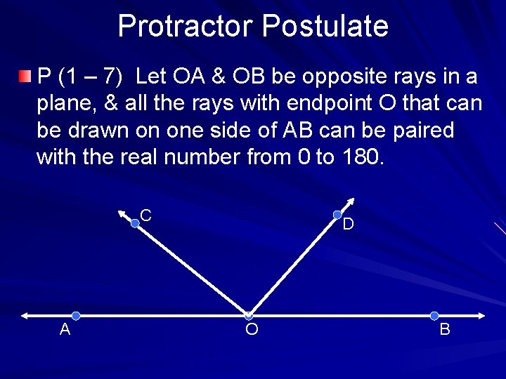 Sec 1 6 Measuring Angles Objectives 1 Find
