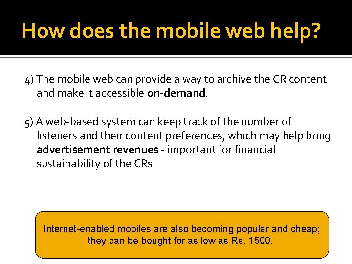 Community Web Revolutionizing the Community Radio ecosystem Community