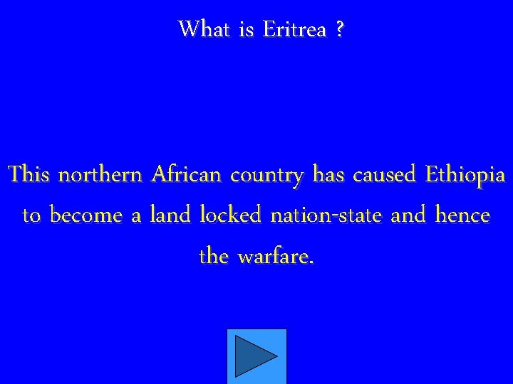 JEOPARDY Kingdoms and Trading States of Africa Categories